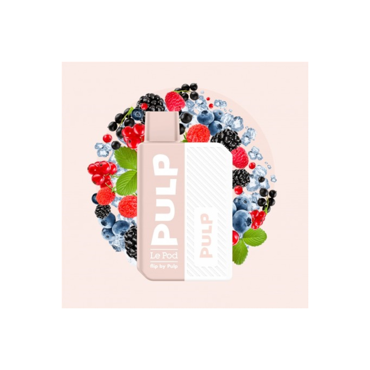 Le Pod Flip By Pulp Starter Kit Fruits Rouges Glacés - Pulp - Vape Smoker